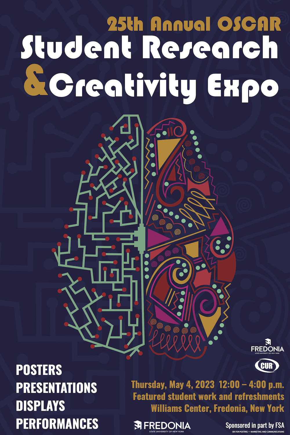 Student Research and Creativity Exposition May 4th, 2023 | Fredonia.edu