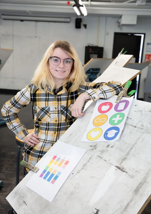Animation/Illustration senior to design WNY map project | Fredonia.edu