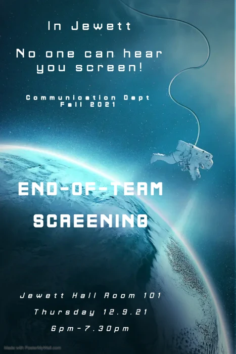 It’s showtime for Communication students at screening | Fredonia.edu