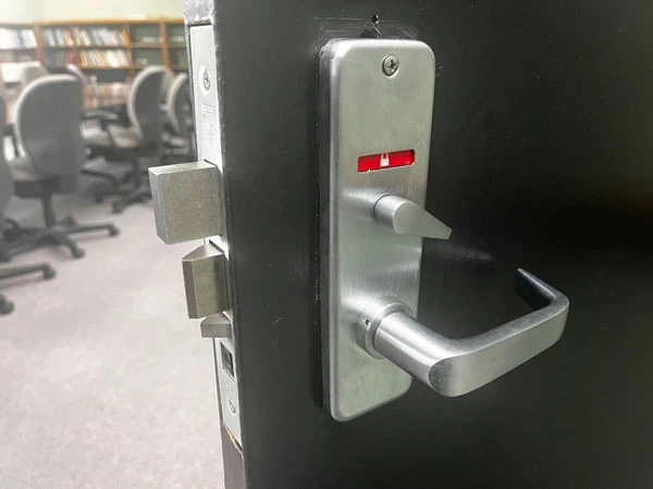 Door security enhancements increase campus-wide safety | Fredonia.edu