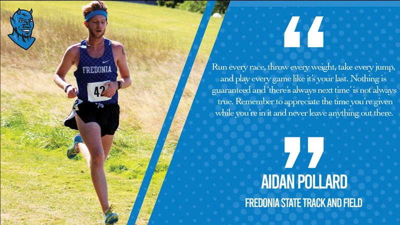 Senior Salute: Aidan Pollard, men's track and field | Fredonia.edu